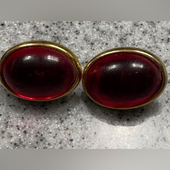 Jewelry | Vintage Ruby Red Er | Poshmark